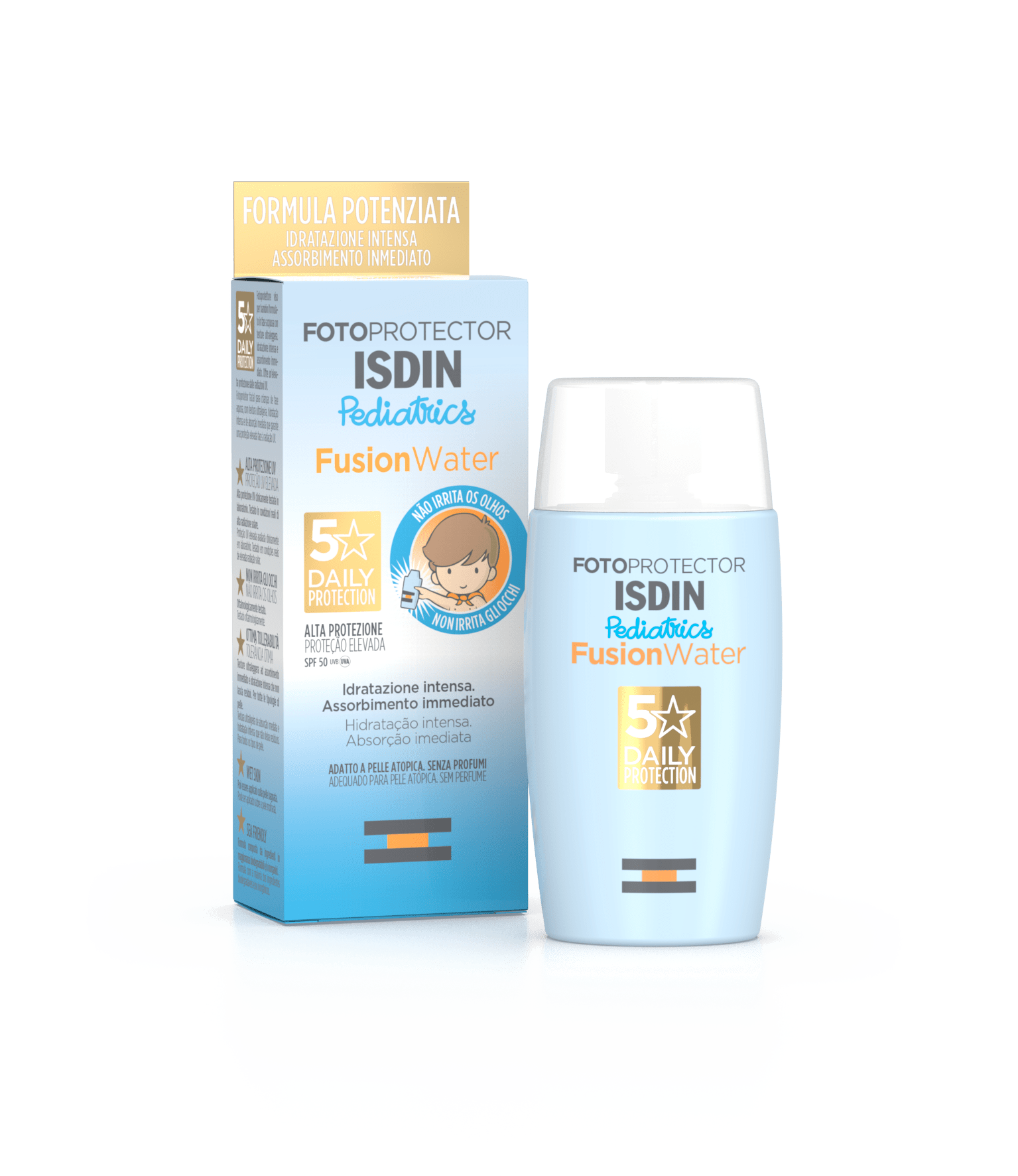 Fotoprotector Isdin Pediatrics Fusion Water SPF50 50ml