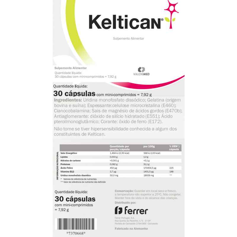 Keltican Cáps 30 - Marketplace Médis - Produtos de saúde e bem-estar