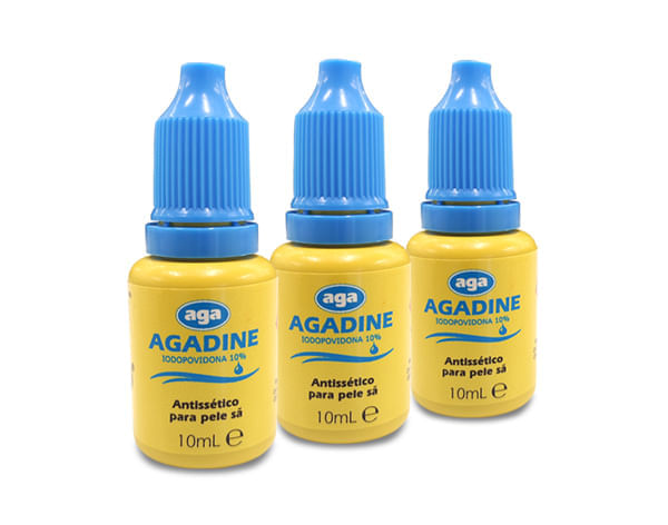 Iodopovidona Agadine Solução Dérmica (10 ml)