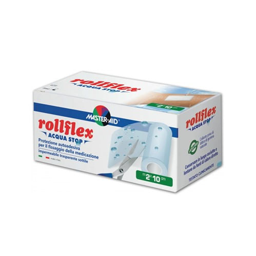 Rollflex Acqua Stop Adesivo Transparente Impermeável 2mx10cm