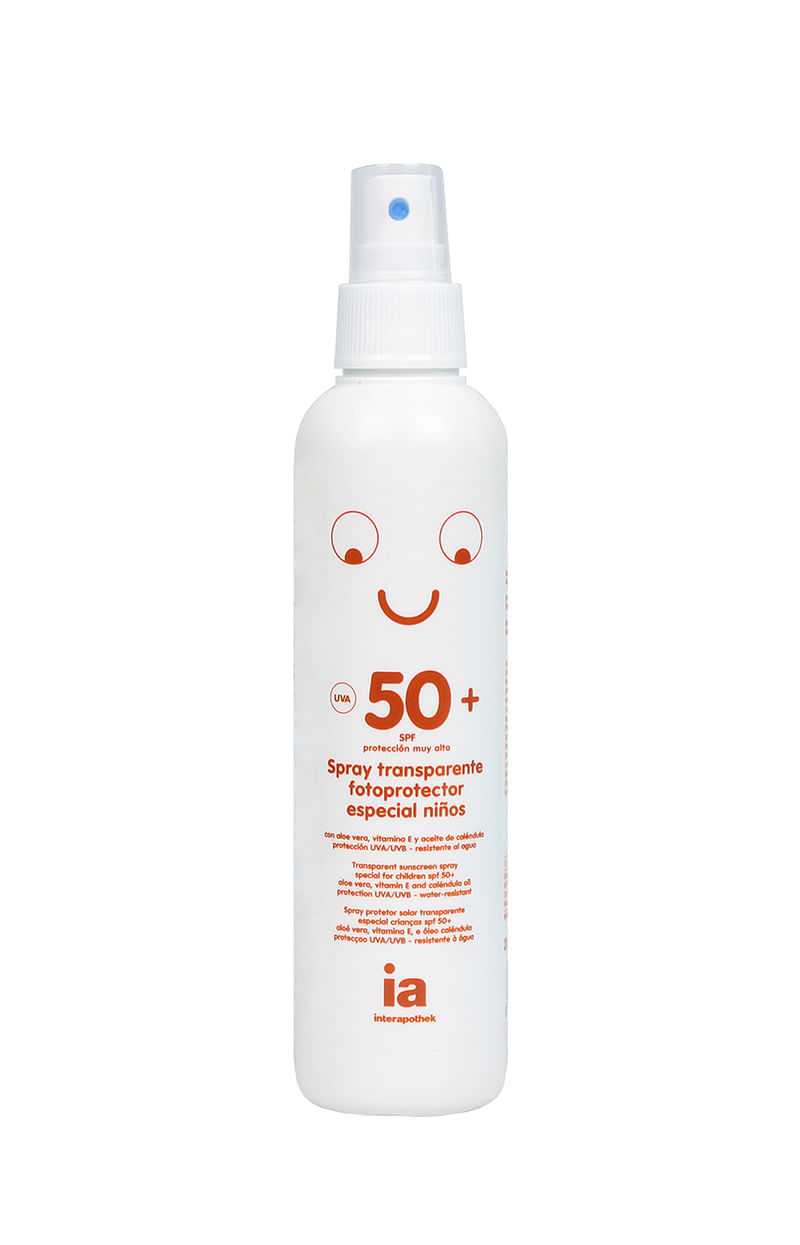 Spray Solar Transparente Infantil SPF 50+ (200 ml) - Marketplace Médis ...
