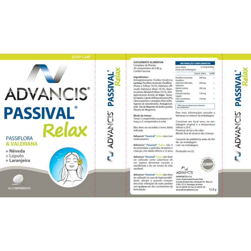 Advancis Passival Relax Comp 30 - Marketplace Médis - Produtos de saúde ...