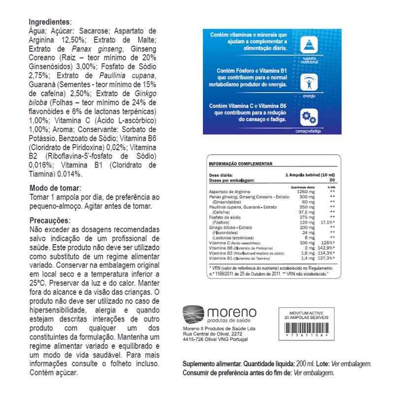 Movitum Active Amp Beb 20 - Marketplace Médis - Produtos de saúde e bem ...