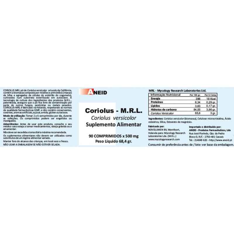 Coriolus Mrl Comp 500mg 90